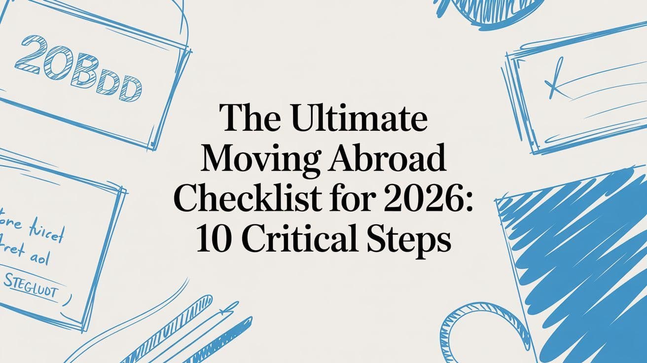 The Ultimate Moving Abroad Checklist for 2026: 10 Critical Steps